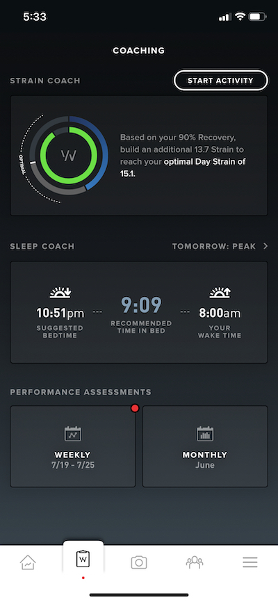 Automatic and Manual Activity Detection