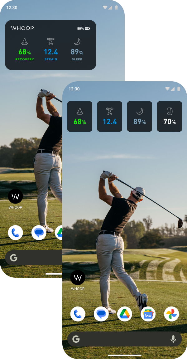 How to Add the WHOOP Android Widget