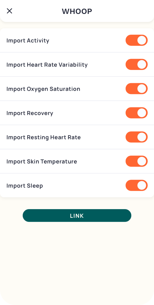Cronometer Integration