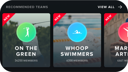 Creating or Joining a WHOOP Team