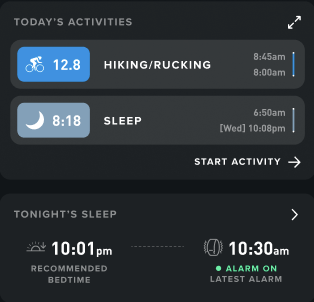 Setting the Haptic Alarm Using Sleep Planner