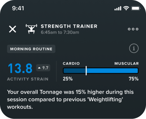 Track Muscular Load with Strength Trainer