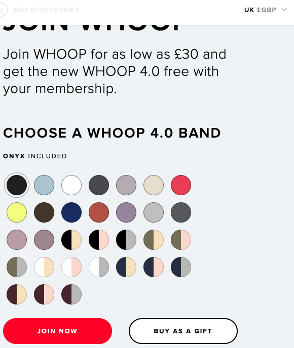 Gifting a WHOOP Membership