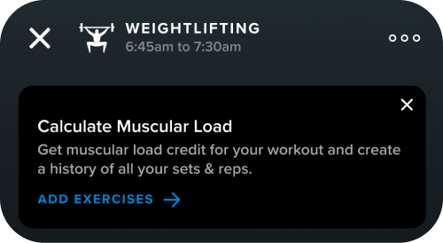 Track Muscular Load with Strength Trainer