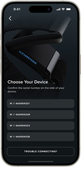 Setting Up Your WHOOP