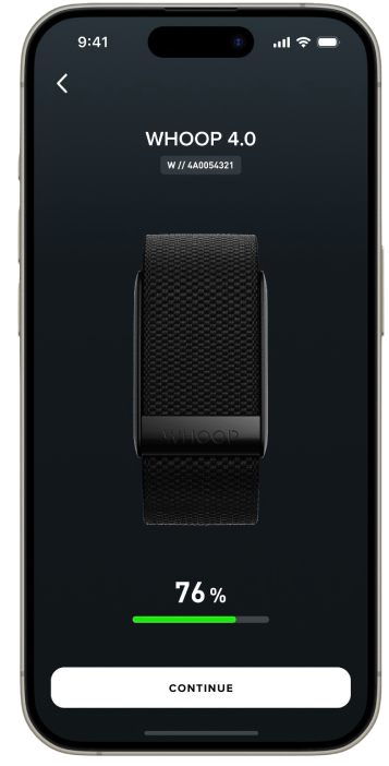 Setting Up Your WHOOP