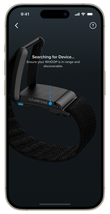 Setting Up Your WHOOP 4.0