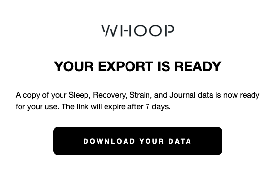 How to Export Your Data