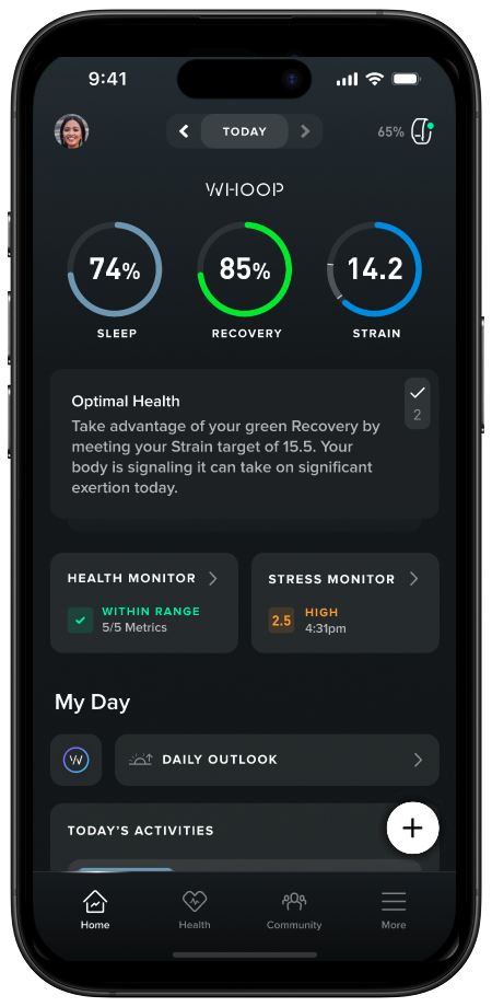 Navigating the WHOOP Mobile and Web App