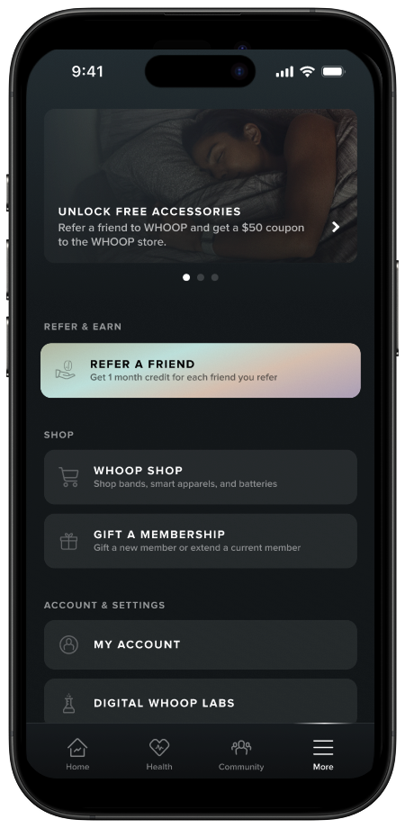 Navigating the WHOOP Mobile and Web App