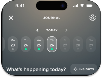 WHOOP Journal Overview