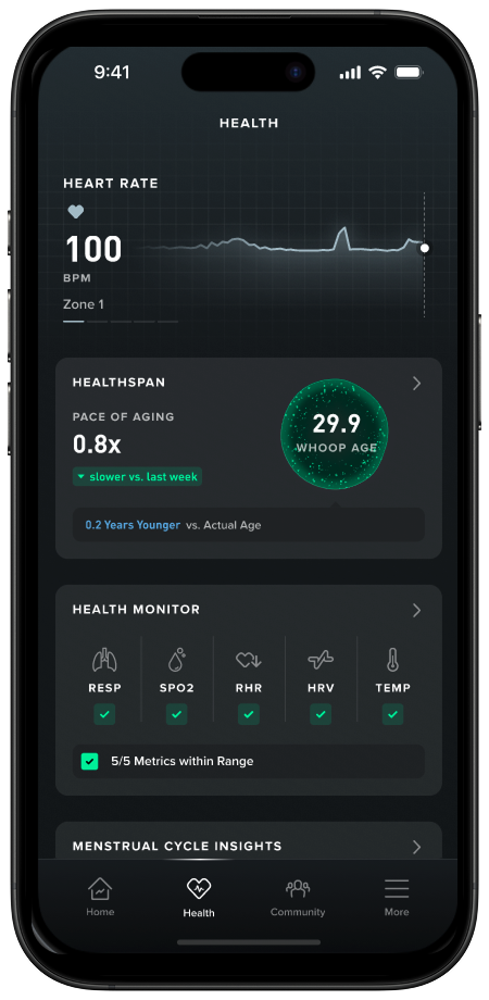 Navigating the WHOOP Mobile and Web App